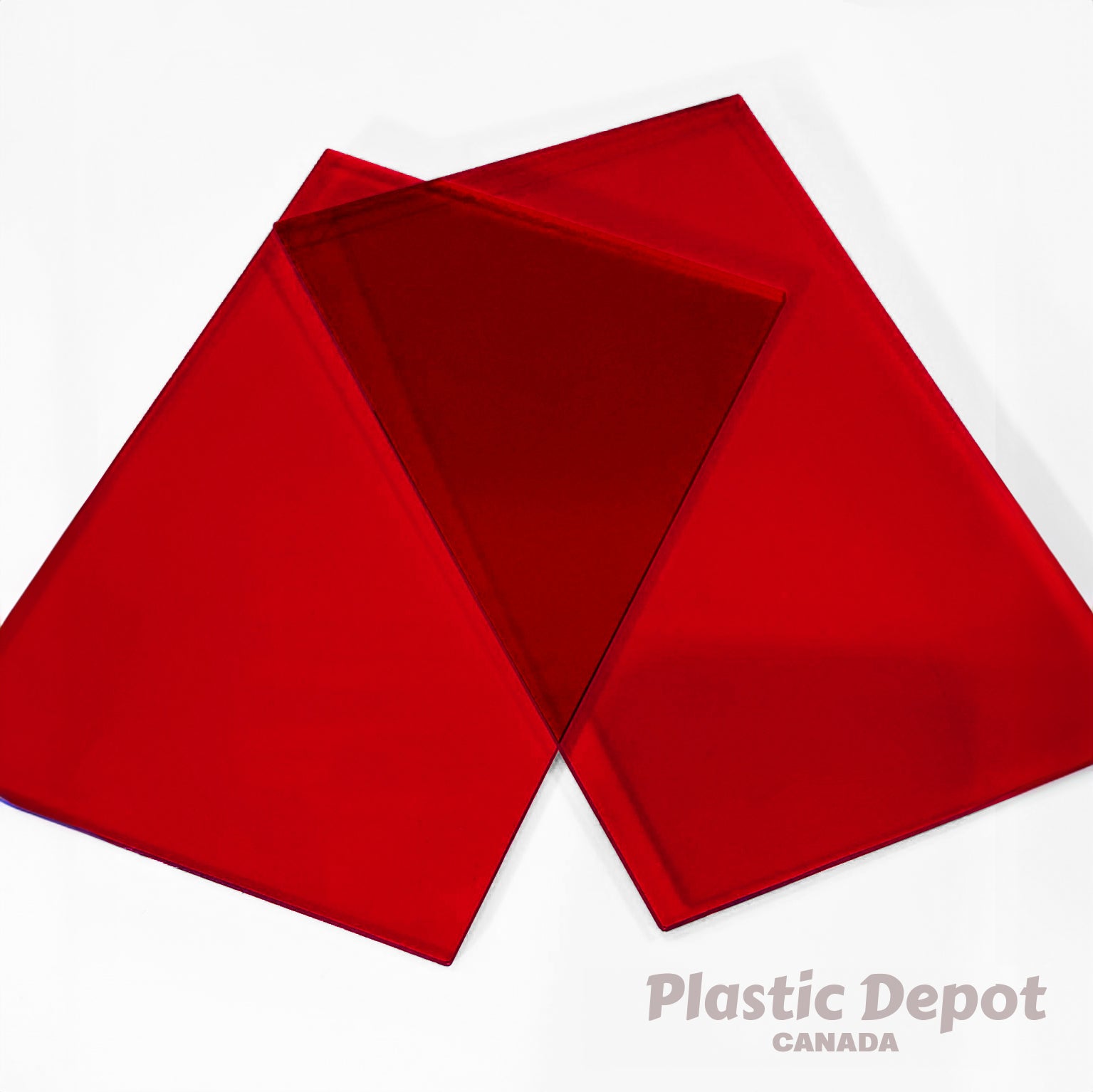 3mm Red Translucent Acrylic | Plastic Depot